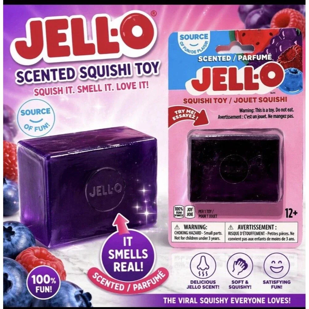 Incredible Toys | Toys | Jello Grape Scented Squishy Purple Cube Viral ...